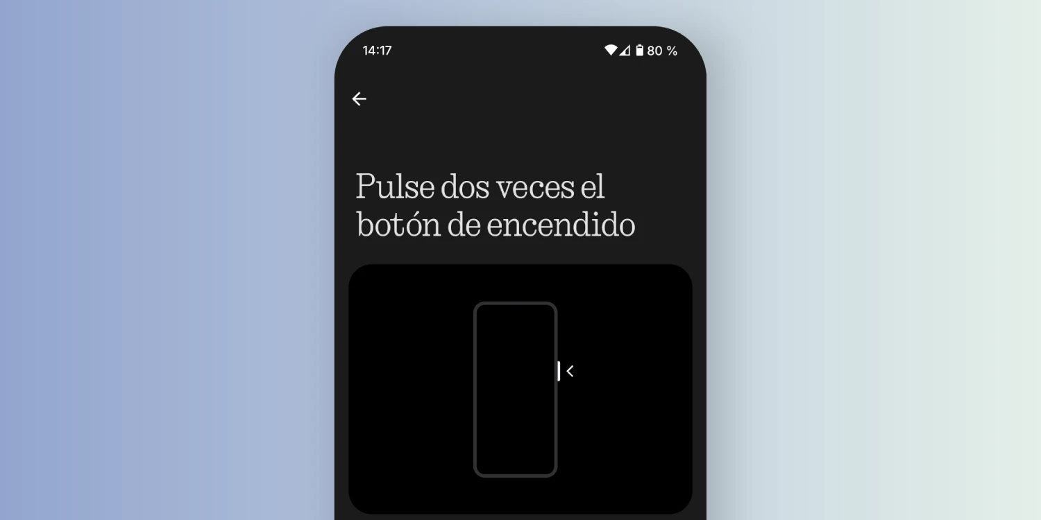 Cómo configurar el doble toque en el botón de encendido para abrir apps ...